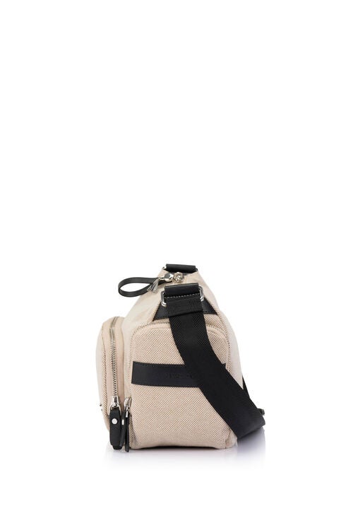 Shoulder Bag Multi Pkt In Canvas/apricot | Karissa Evo